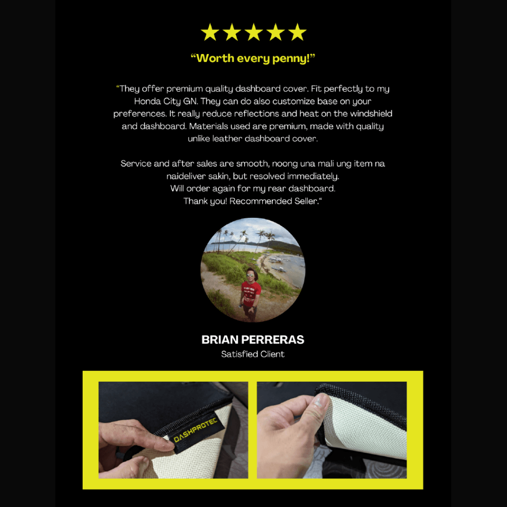 DashProtec™ Backboard Cover for Toyota Vios 3rd and 4th Gen 2013-2021 ...